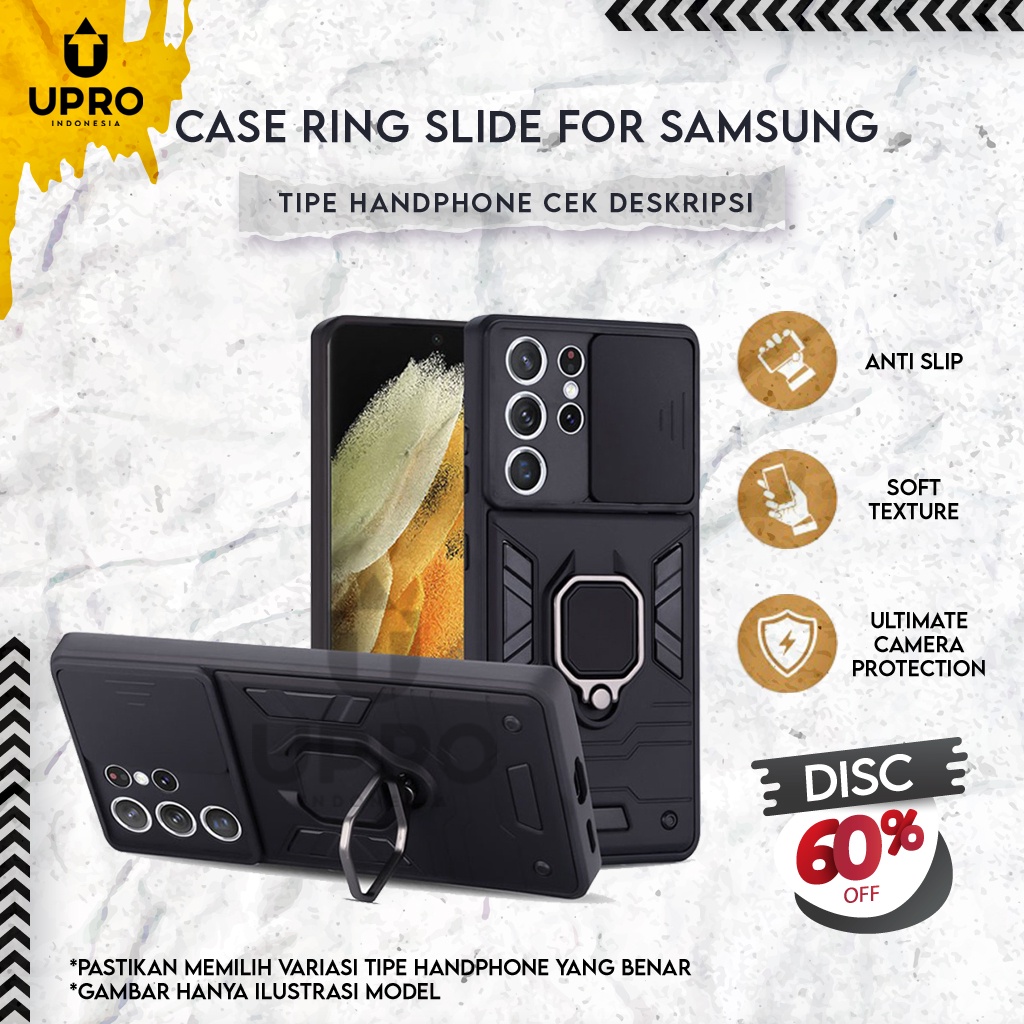 Jual Case Hardcase Samsung A52 A52s J4 Plus Ring Slide Camera Hybrid | Shopee Indonesia