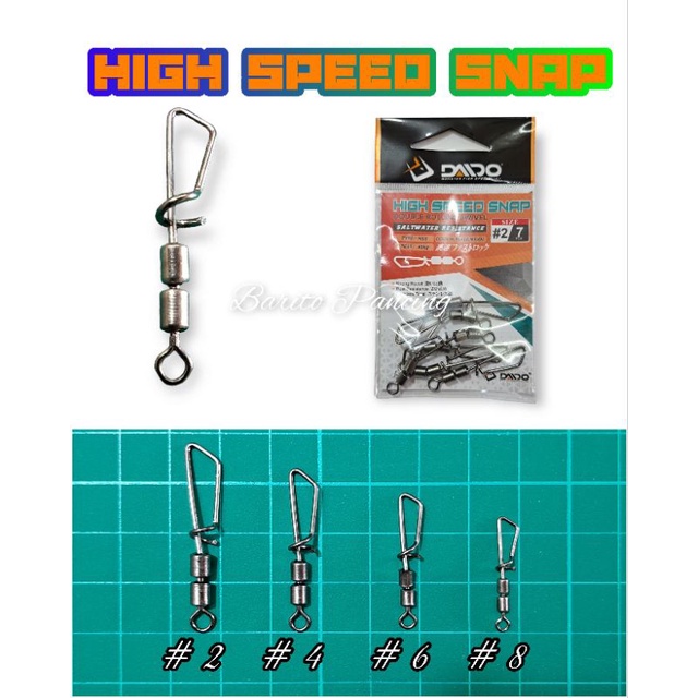 Jual Daido High Speed Snap Aksesores Pancing | Shopee Indonesia