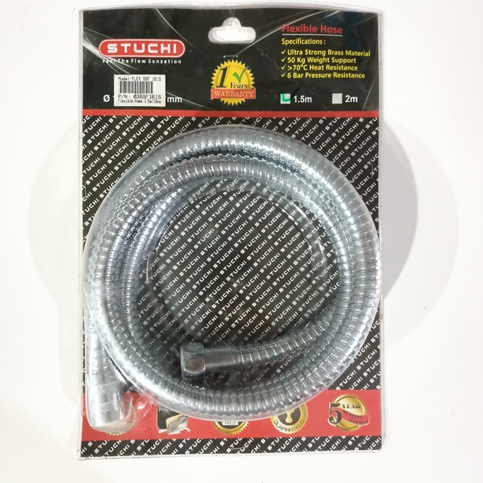 Jual FLEXIBLE HOSE SHOWER STUCHI SSF1615 150CM D-16MM | Shopee Indonesia