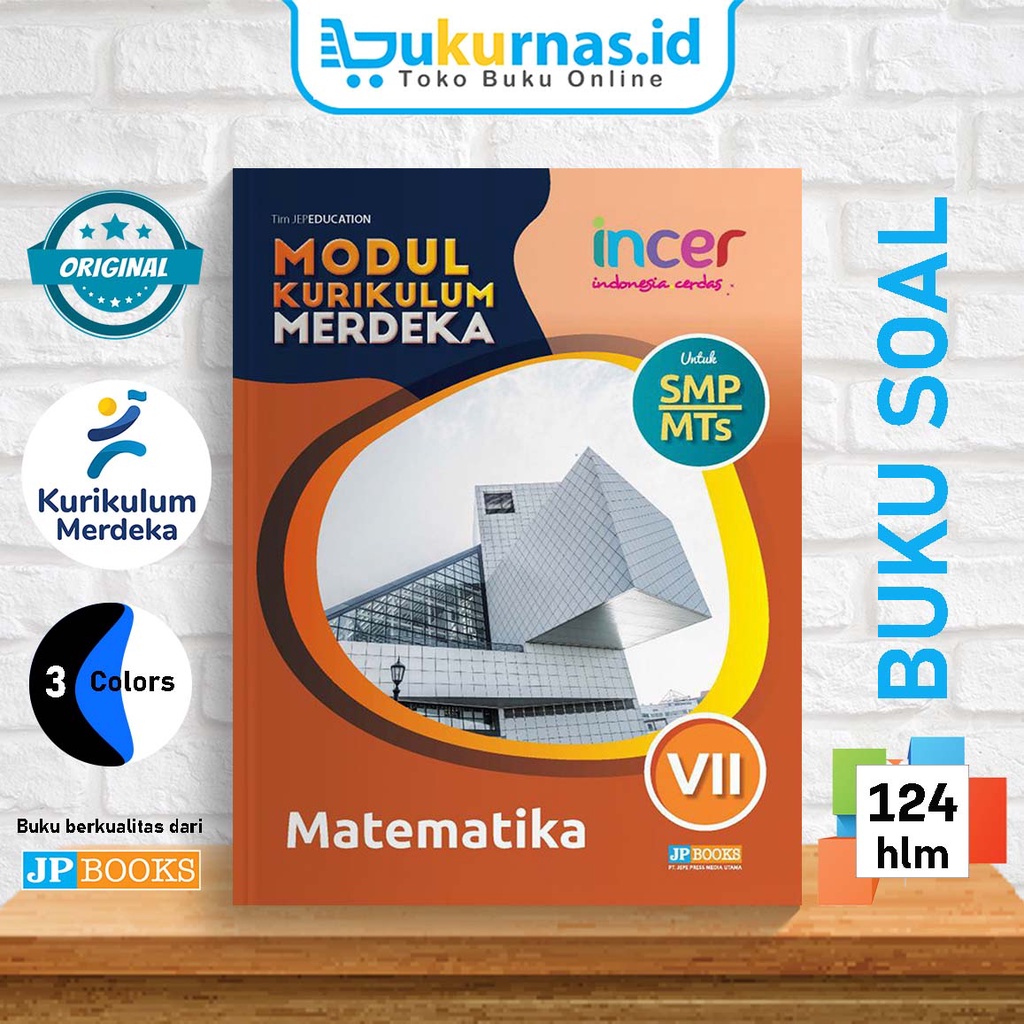Jual Buku Latihan Soal Matematika SMP/MTs Kelas 7 Incer K-Merdeka ...