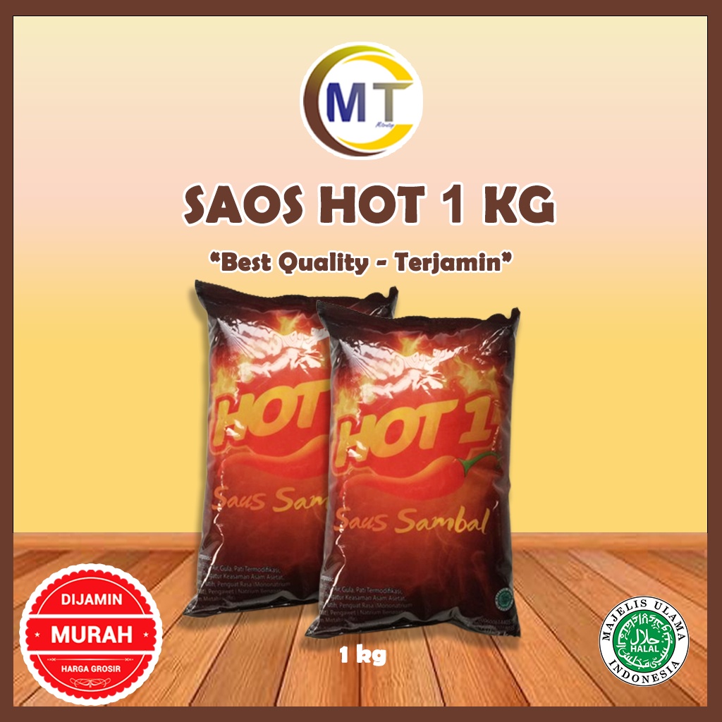 Jual Saos Sambal Hot 1 kg Saus Sambal Hot Saus Sosis Bakar | Shopee Indonesia