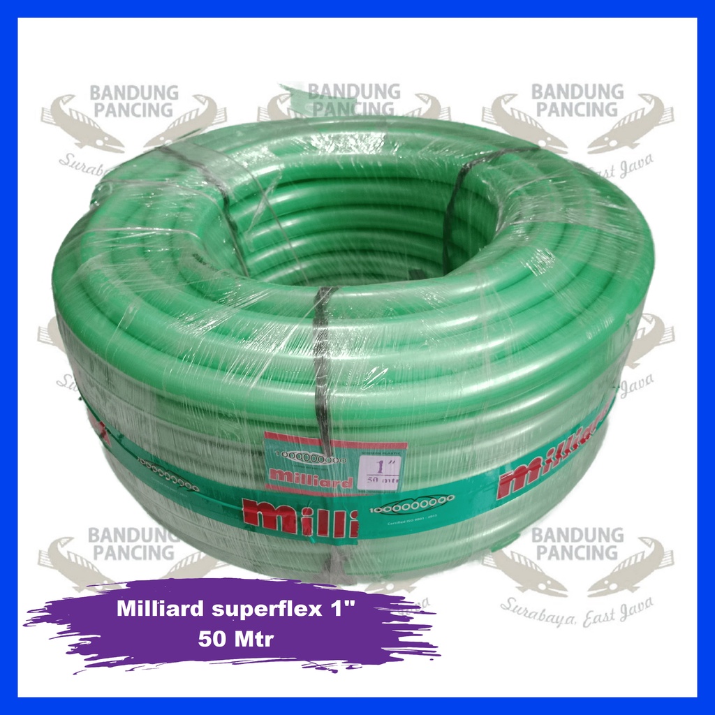 Jual Milliard Superflex selang air 1" inch 50 meter | Shopee Indonesia