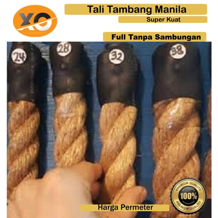 Jual Tali Tambang Besar 32mm 34mm Permeter Tali Manila Dadung Goni ...