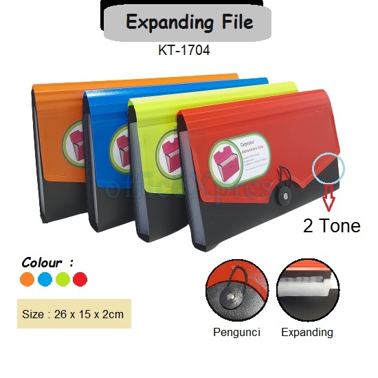Jual Expanding File / Map Sekat / Expanding Dokumen File 1704 / Map ...
