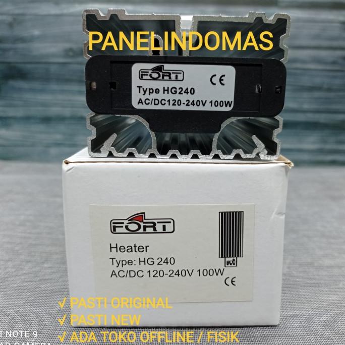 Jual Heater HG240-100W FORT Pemanas Box Panel Listrik Ruangan Termo ...