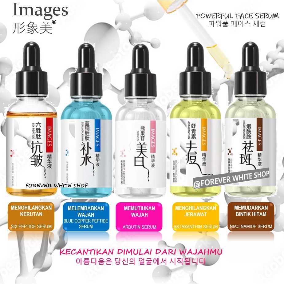 Jual Images Serum Glowing Ajaib 30 ml Serum 21 Day Whitening Anti Aging Acne Moisturizing ...