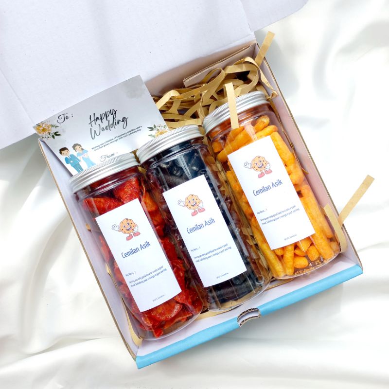 Jual Hampers snack parcell cemilan lebaran paket gift box jajan paket ...