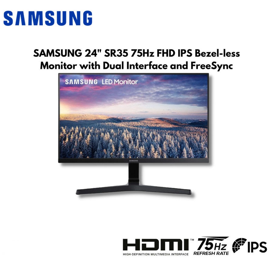 Jual Monitor Samsung 24" 75hz S24R350FZE IPS FHD HDMI LED ...