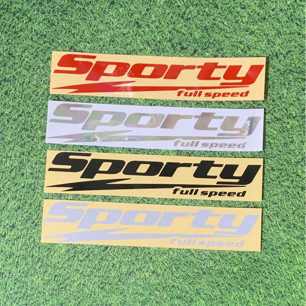Jual Stiker Sporty full speed cutting sticker | Shopee Indonesia