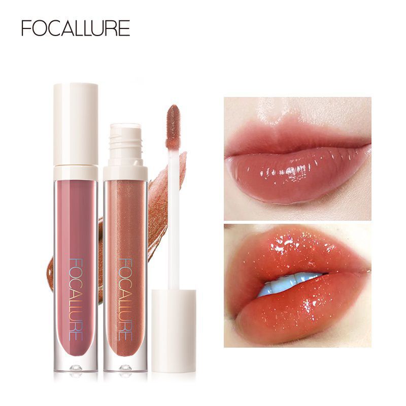 Jual focallure plump high shine lip glow fa153-01 chrystal | Shopee Indonesia