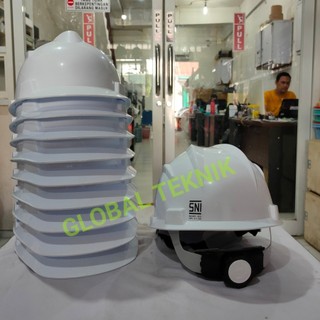 Jual Helm Safety FASTRACK PUTIH SNI Helm Proyek Model putar SNI Helm ...