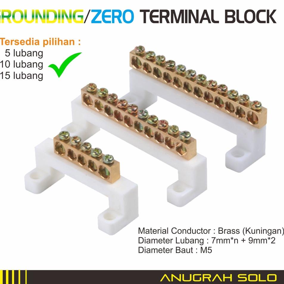 Jual Produk Terlaris Terminal Grounding Busbar dengan Isolasi Terminal ...