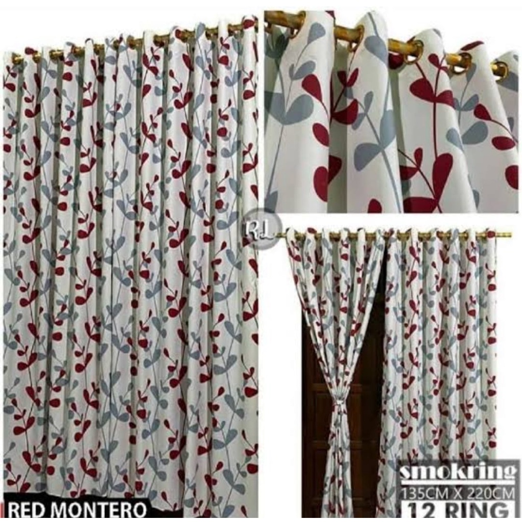 Jual Gorden Pintu - Korden Pintu Smokering Ring 12 - Gorden Minimalis ...