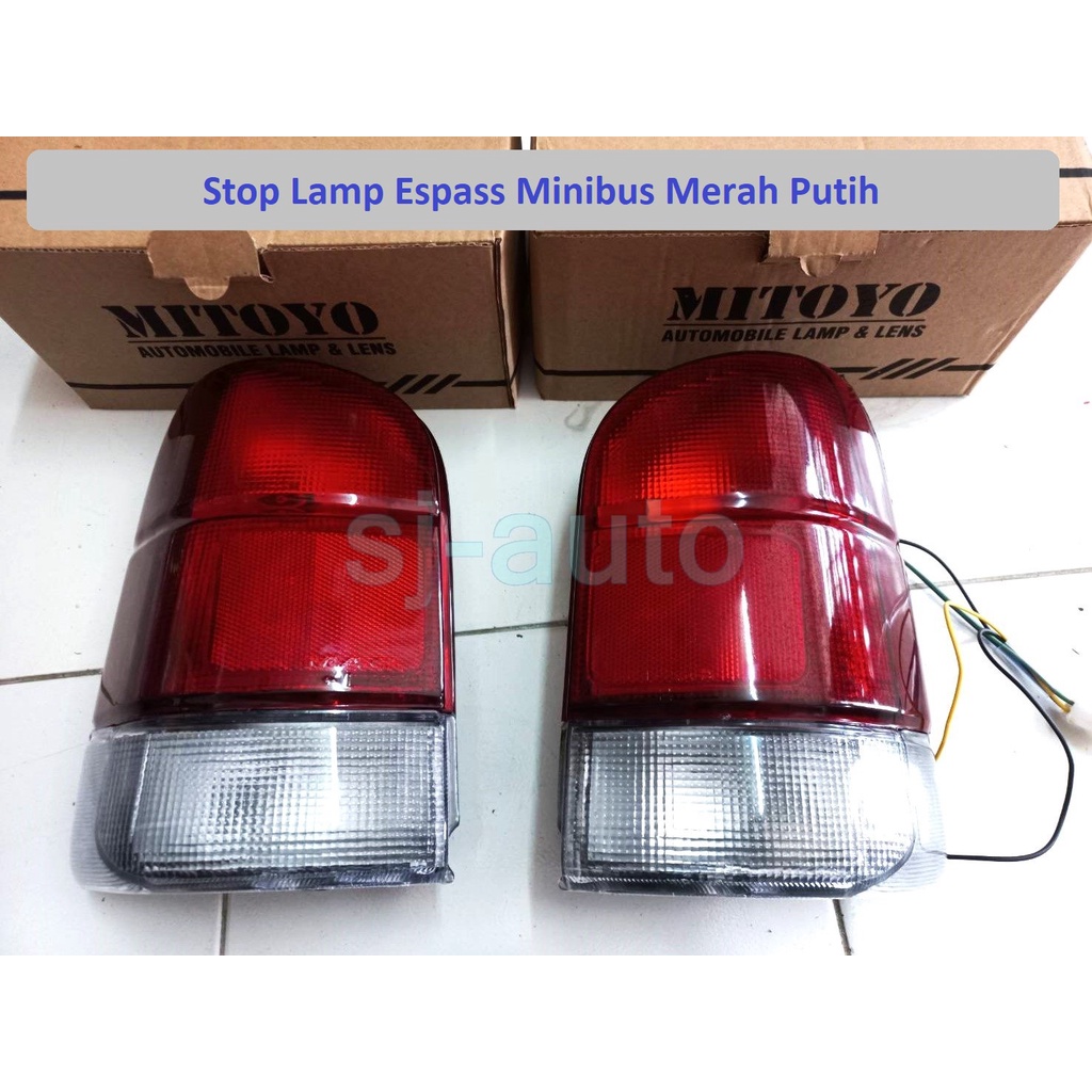 Jual Stop Lamp Espass Minibus warna Merah Putih Lampu Belakang Espass ...