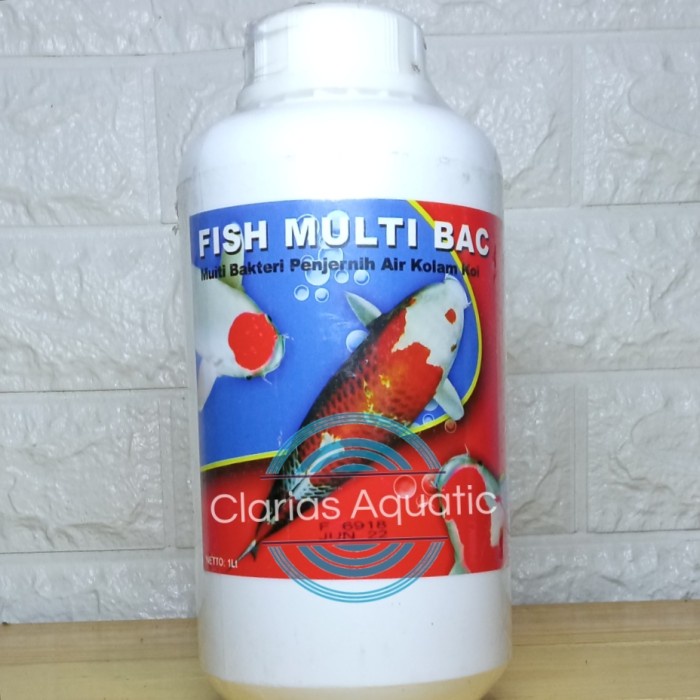 Jual Fish Multi Bac Multi Bakteri Penjernih Air Kolam Ikan Koi 1ltr ...