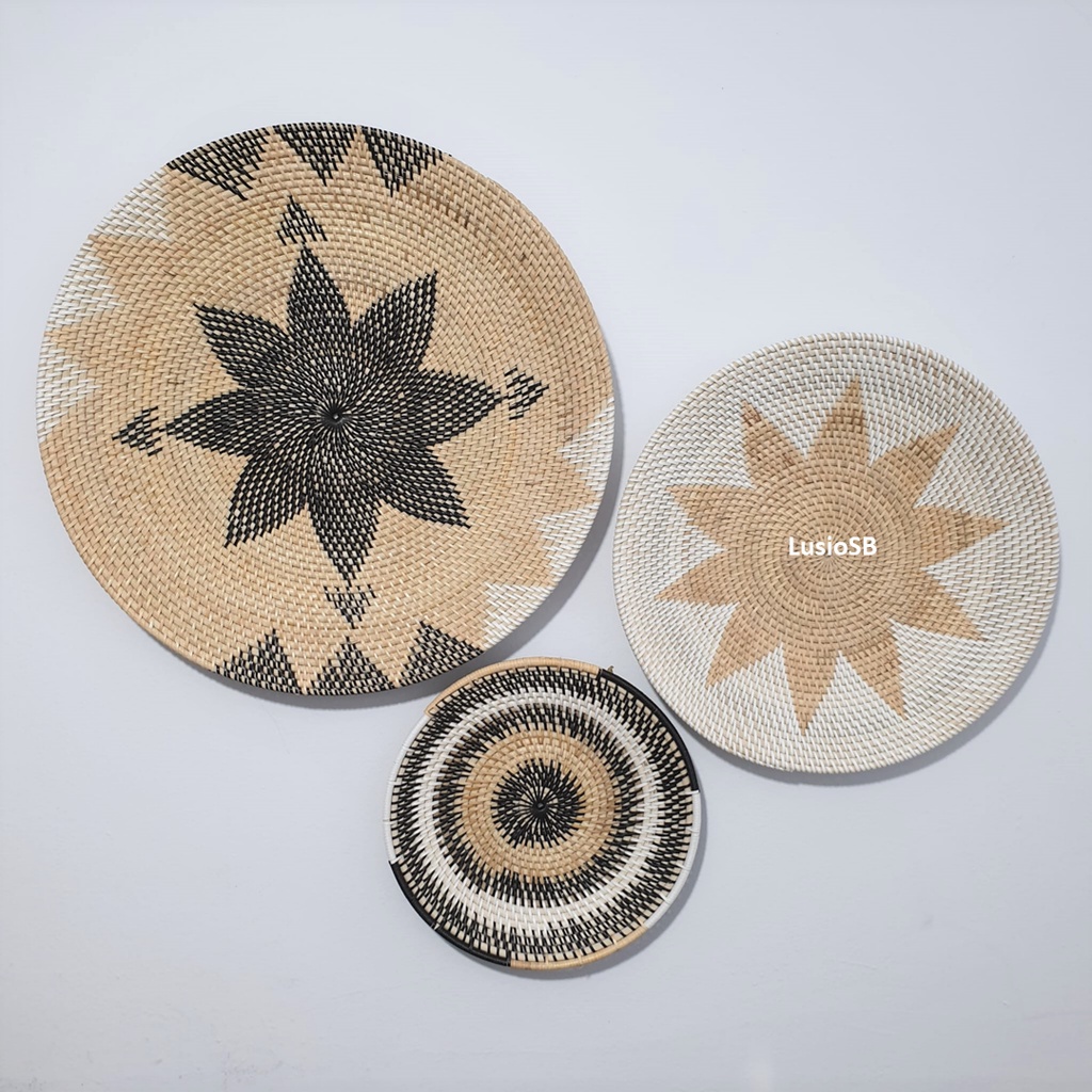 Jual Dekorasi Dinding Rotan Aesthetic LusioSB Wall Decor Hiasan Dinding ...