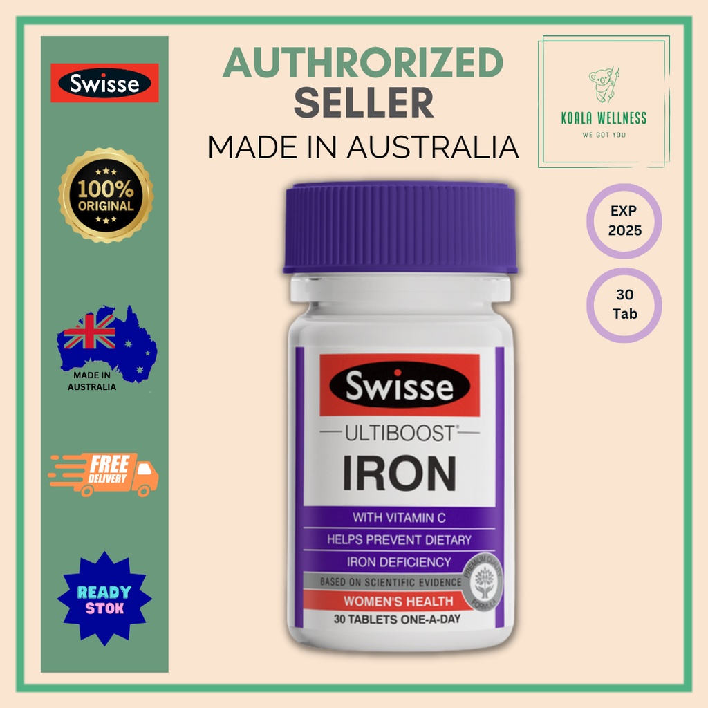 Jual Swisse Ultiboost Iron 30 Tab | Shopee Indonesia