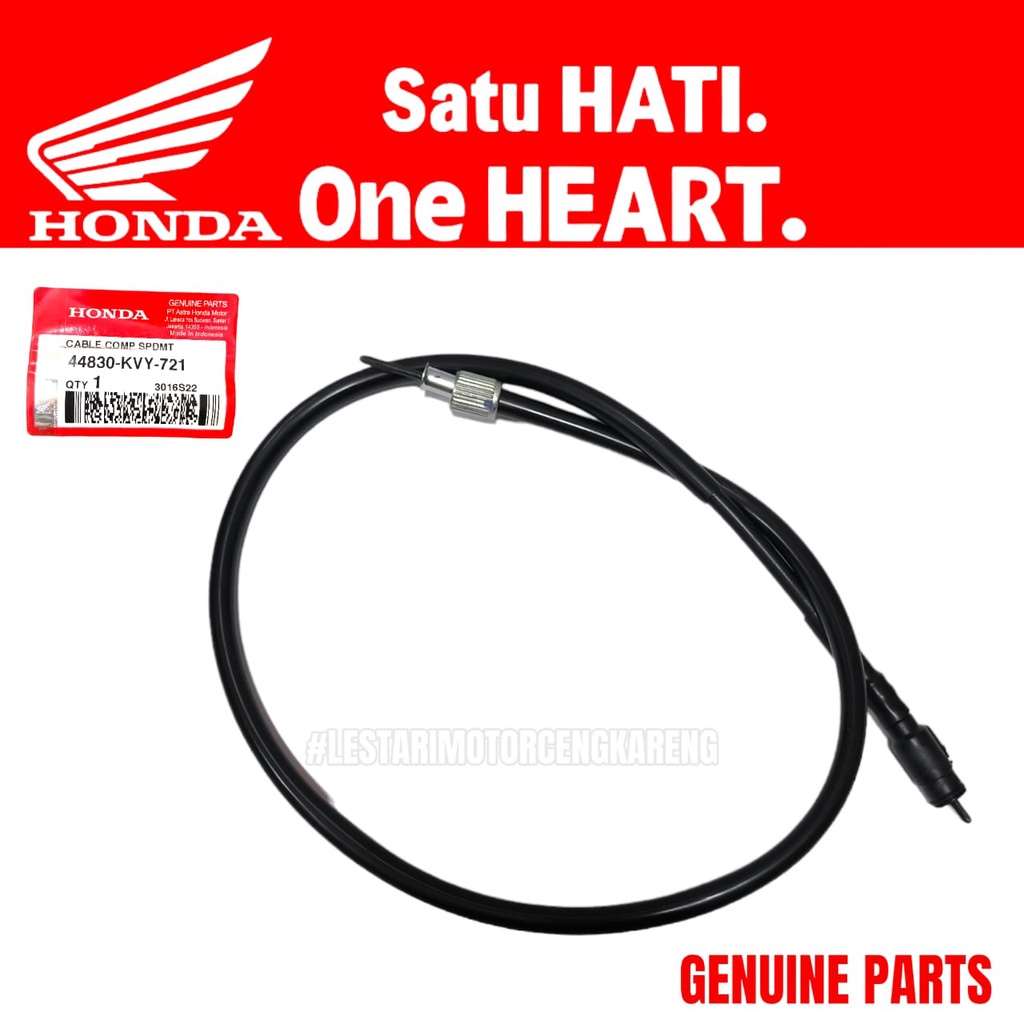 Jual KABEL SPEEDOMETER BEAT SPACY VARIO KARBU INJEKSI 44830-KVY-721 ORI ...