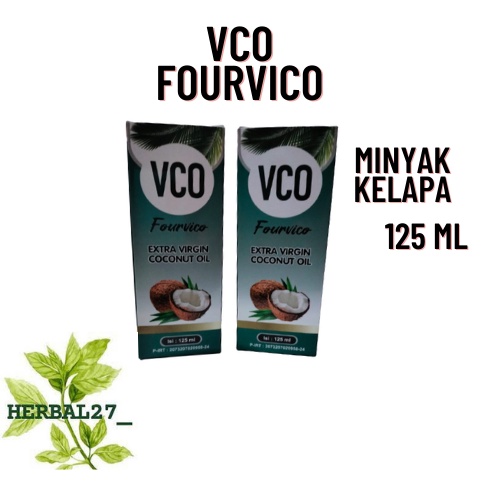 Jual VCO Fourvico 125 dan 100ml | Virgin Coconut Oil / minyak vco ...