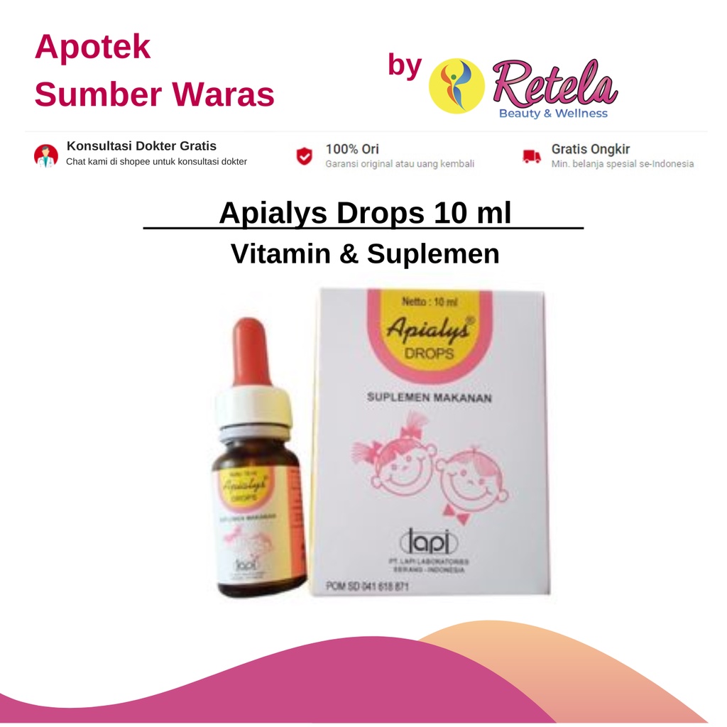 Jual APIALYS DROPS 10ML | Shopee Indonesia