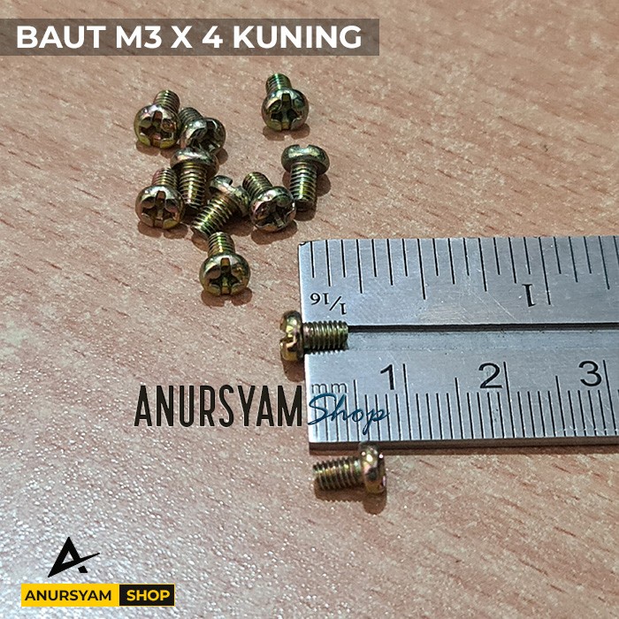 Jual [JP0304] Baut JP M3 x 4 untuk RDA RTA CDROM SPACER | Baut M3 x 4 ...