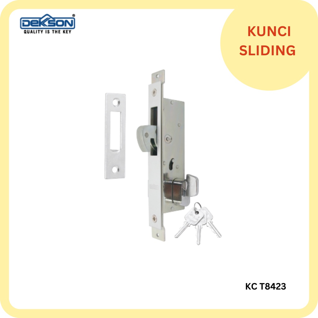 Jual Kunci Pintu Geser Aluminium / Kunci Sliding AL Dekkson KC T8423 ...