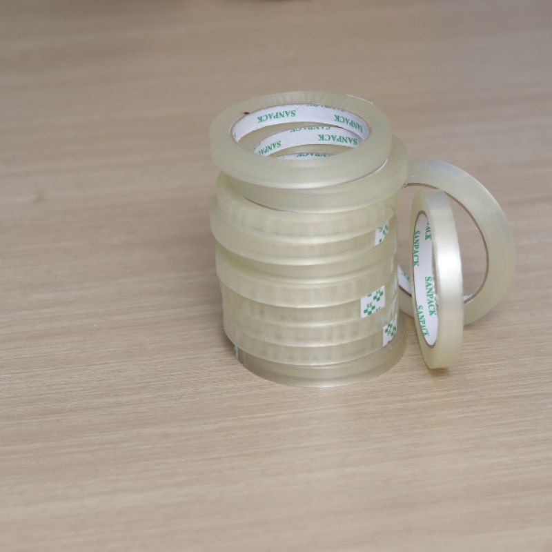 Jual Isolasi bening 12 mm x 72 yard / solatif / perekat / lakban ...