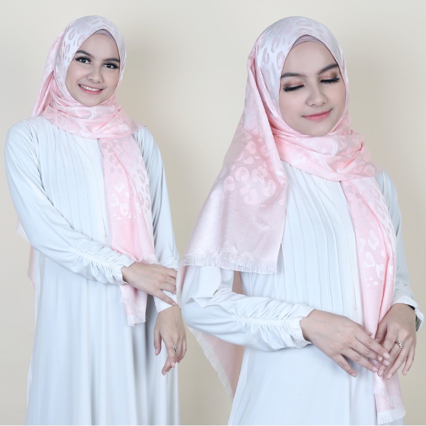 Jual Pashmina Silk Hijab Pashmina Import Jilbab Pashmina Premium Motif ...