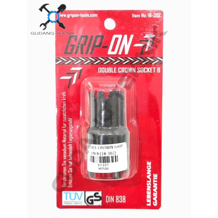 Jual Kunci Mahkota TYPE A B Mur Kopling GRIP ON 18-302 18-301 / Kunci ...