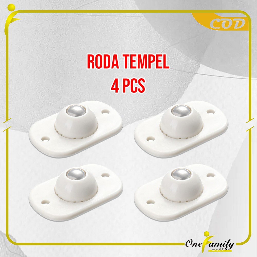 Jual ONE-C240 Roda Kecil Tempel Tambahan 4IN1 Roda Tempel Universal ...