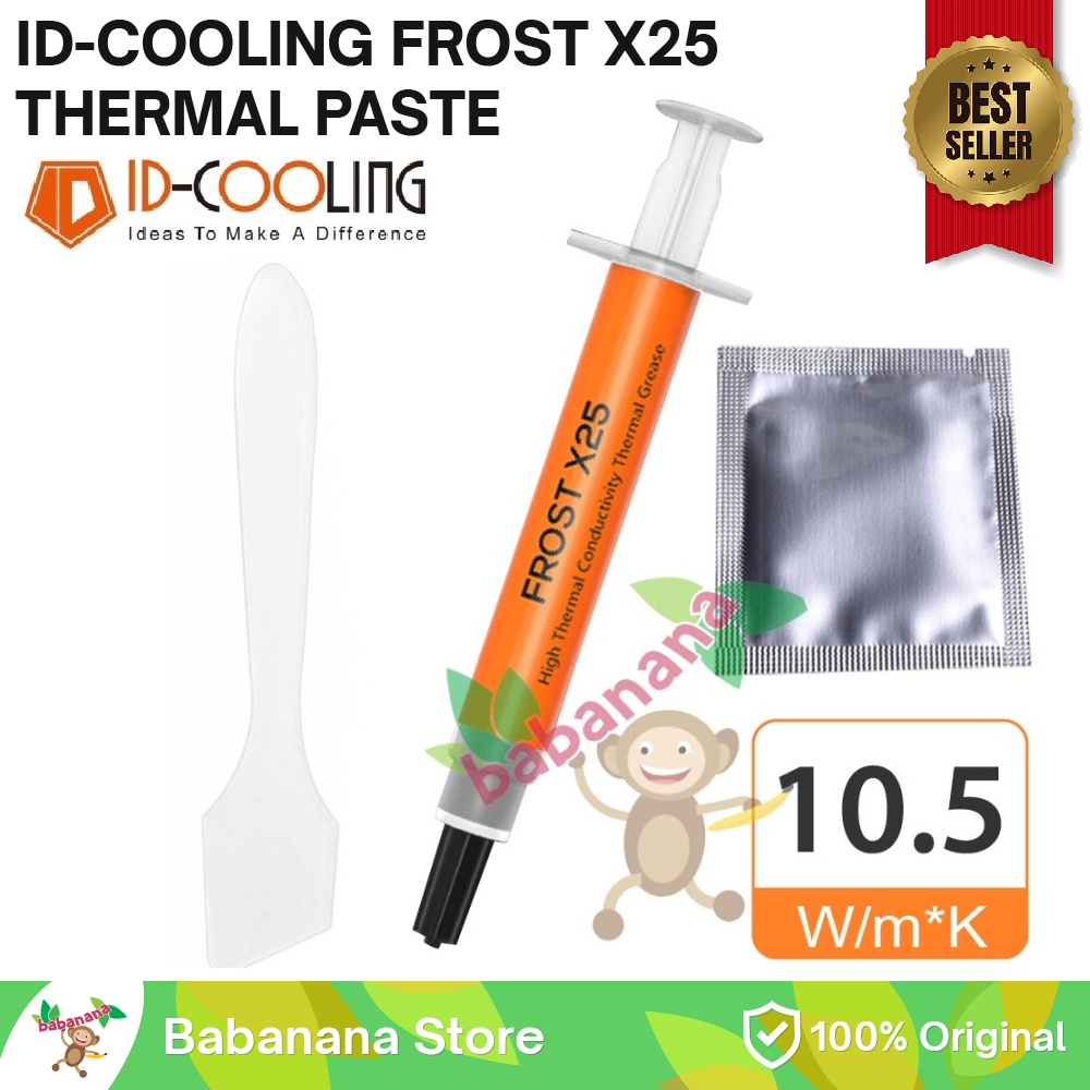 Jual ID-COOLING FROST X25 thermal paste grease pasta prosesor 4 gram ...