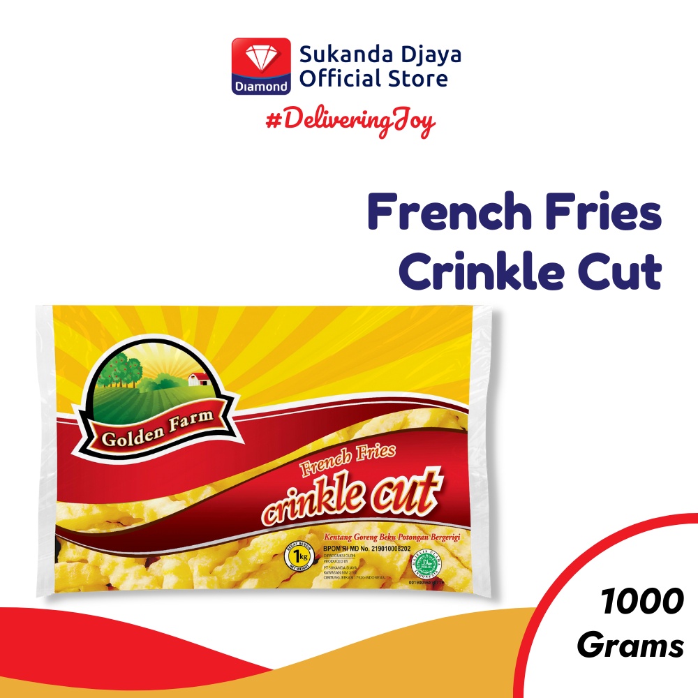 Jual Golden Farm Crinkle Cut 1 kg | Shopee Indonesia