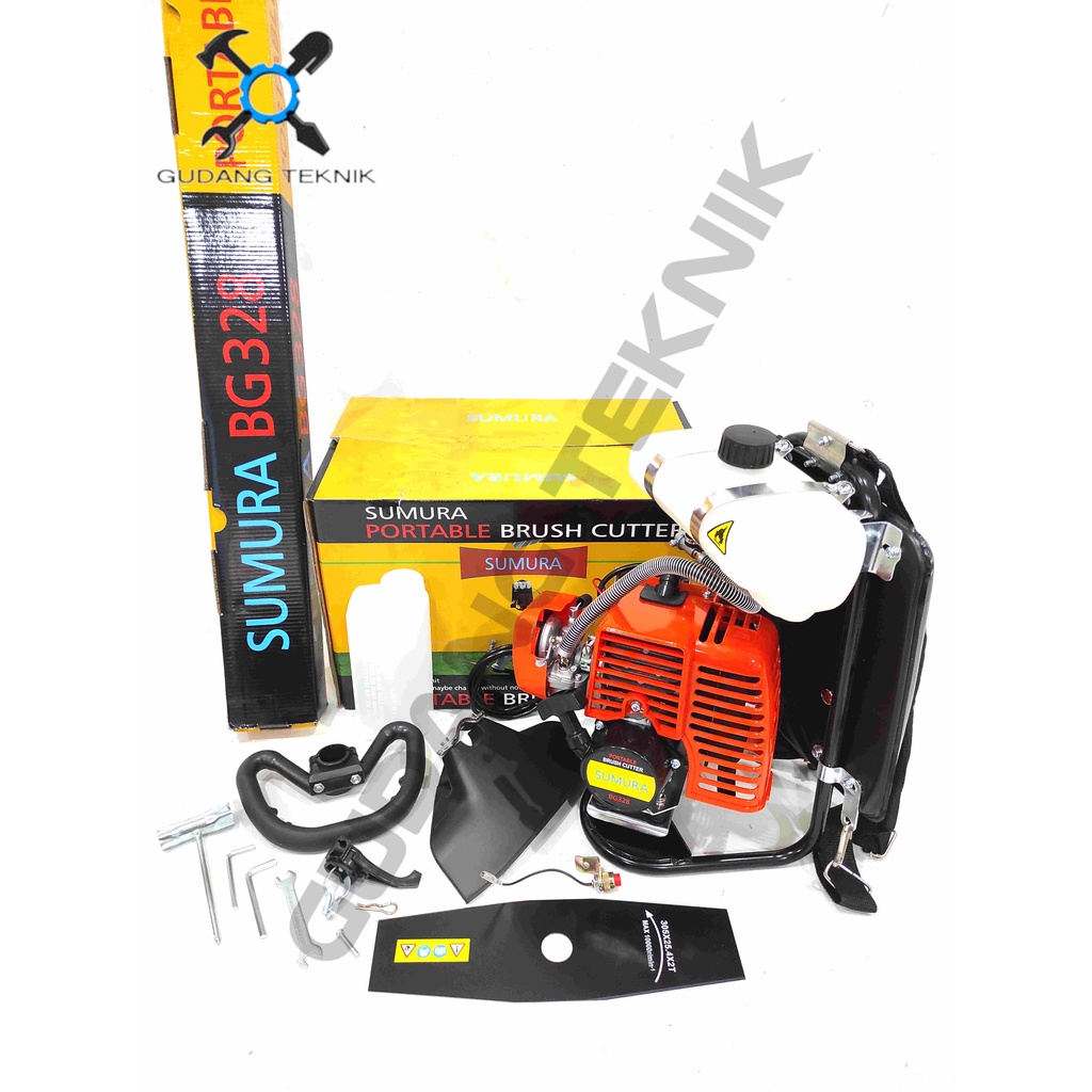 Jual Mesin Potong Rumput 2Tak SUMURA X MATRIX BG328 / Portable Brush ...