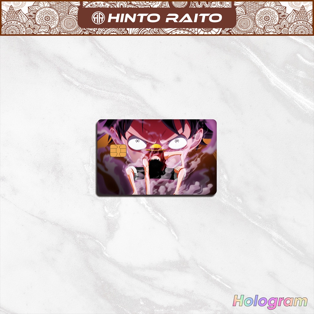 Jual Stiker Kartu ATM One Piece Spesial Hologram - Sticker Skin Card ...
