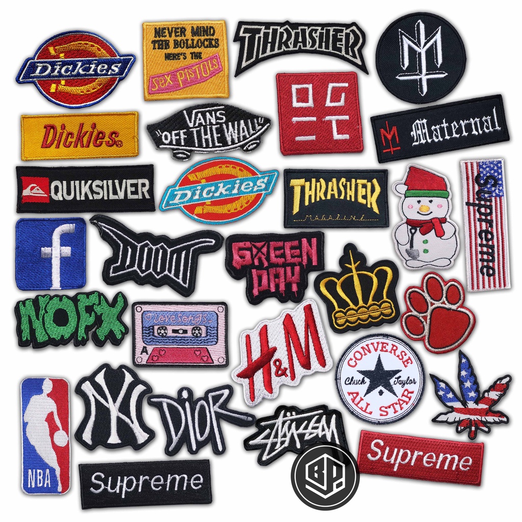 Jual Patch Bordir Jahit Patch Emblem Patch Karakter Aksesoris Jaket ...