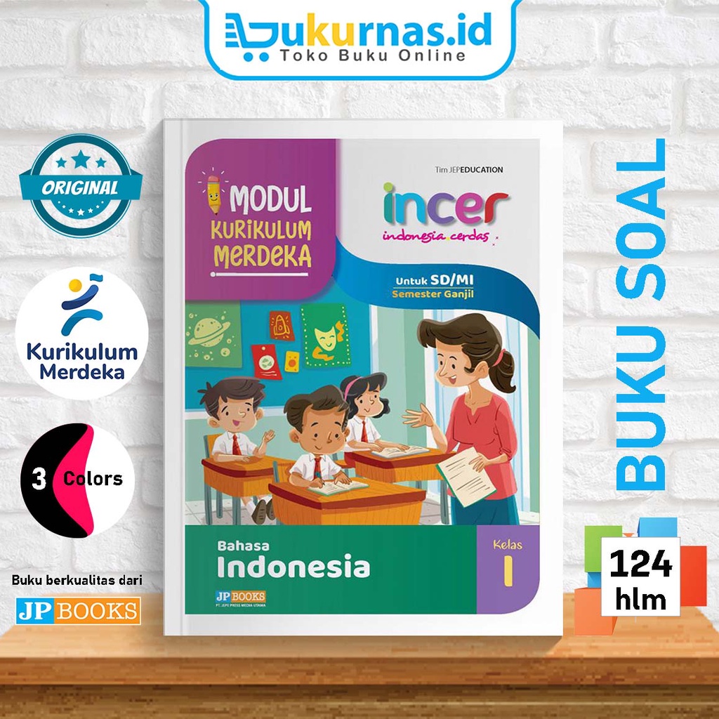 Jual Buku Latihan Soal Bahasa Indonesia SD/MI Kelas 1 Incer K-Merdeka ...