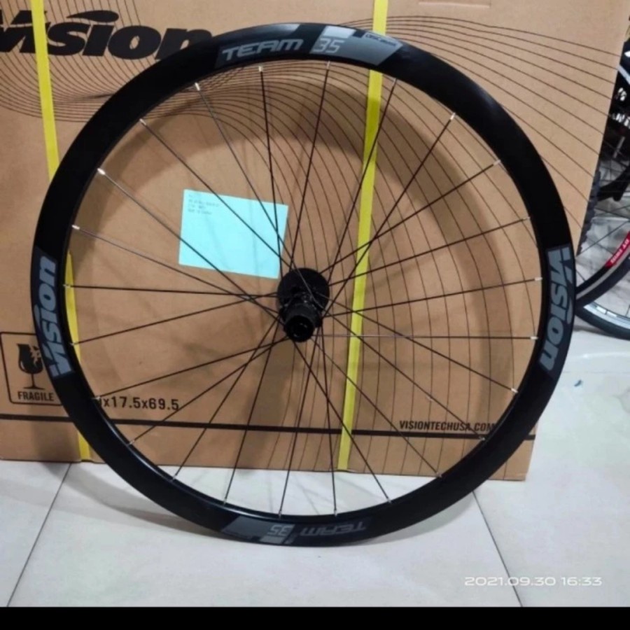 Jual Wheelset FSA Vision Team 35 700C Disc Alloy TA Centerlock | Shopee ...