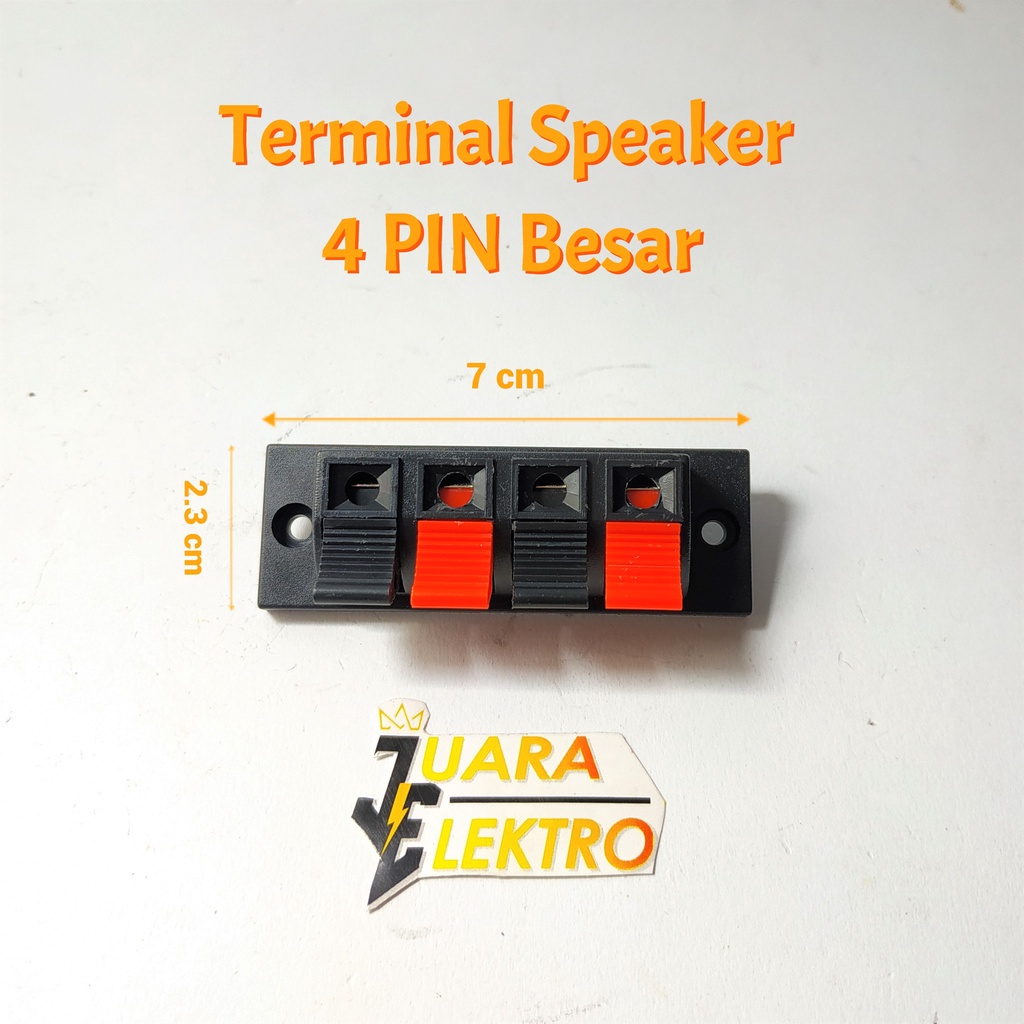 Jual Terminal Speaker 4 PIN Besar | Terminal Speaker Besar 4 PIN ...