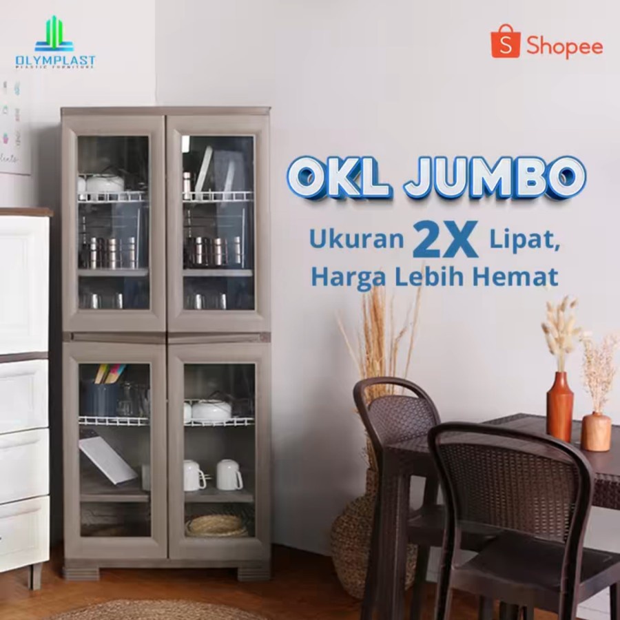Jual Kitchen Locker OLYMPLAST OKL Jumbo Khusus Batam | Shopee Indonesia