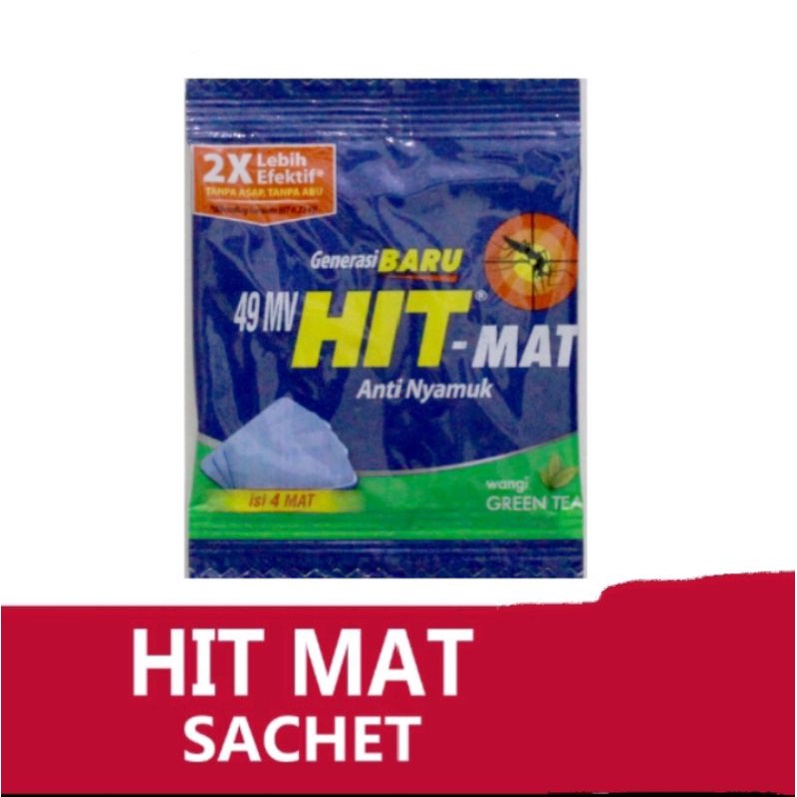 Jual HIT MAT SACHET ANTI NYAMUK HARGA 1 PCS | Shopee Indonesia