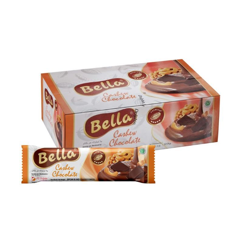 Jual Bella Chocolate Premium Cashew 45gr | Shopee Indonesia