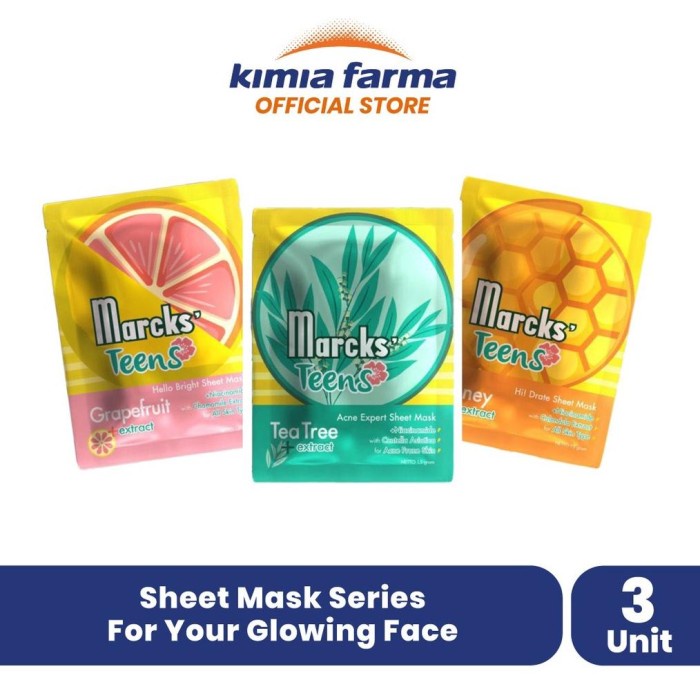 Jual MARCKS TEEN Sheet Mask Series | Shopee Indonesia