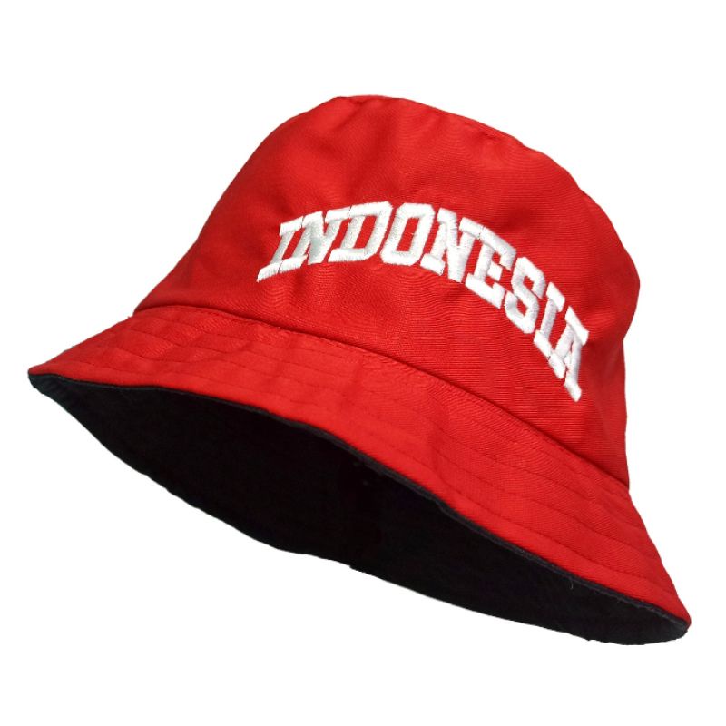 Jual Topi Indonesia Merah Putih Font College Timnas Garuda Pria Wanita ...
