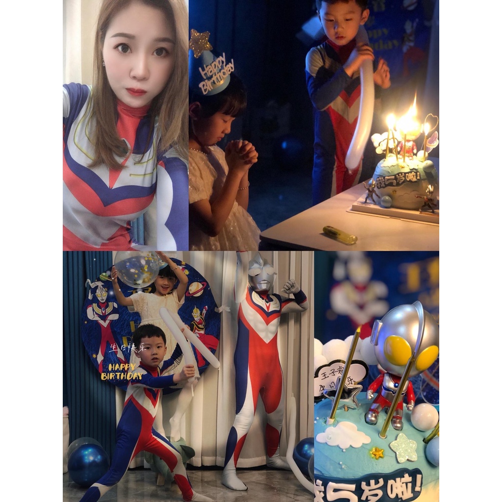 Jual Hallowen Premium Ultramen Kostum Pria Dewasa dan Anak Superhero ...