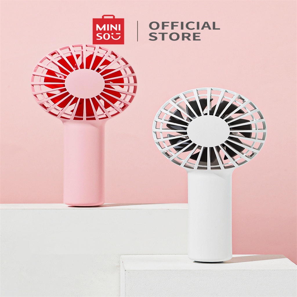 Jual MINISO Kipas Mini 1200mAh Mini Fan Pengisian USB 3 Kecepatan Angin ...