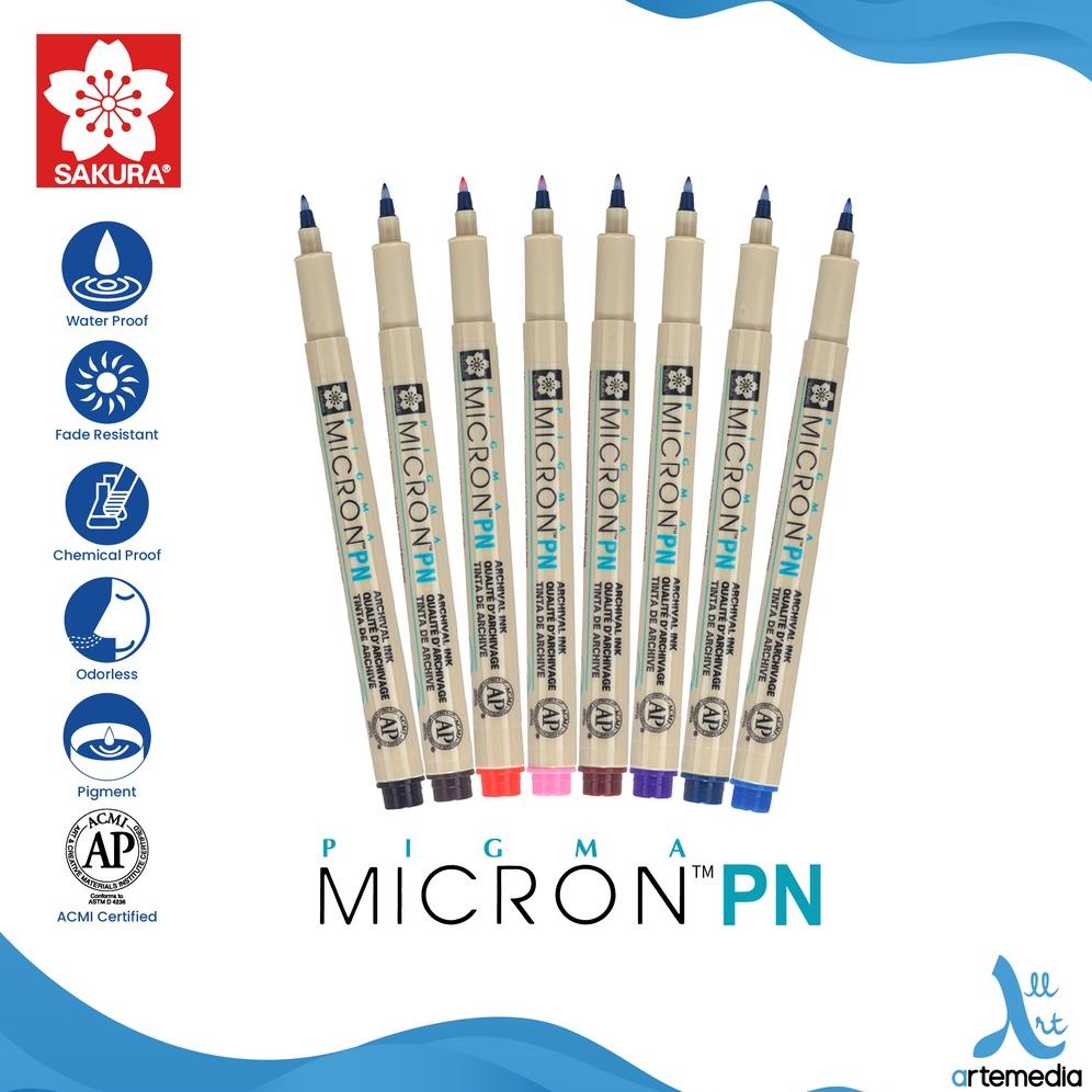 Jual Drawing Pen Sakura Pigma Micron PN Pigment Ink Pulpen Gambar | Shopee Indonesia