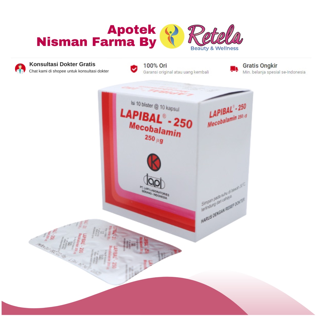 Jual LAPIBAL 250MCG CAPSUL | Shopee Indonesia