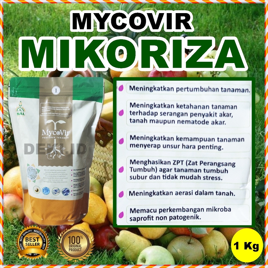 Jual Pupuk Mikoriza Mycovir 1 Kg Agen Hayati Jamur Organik Mycoriza ...