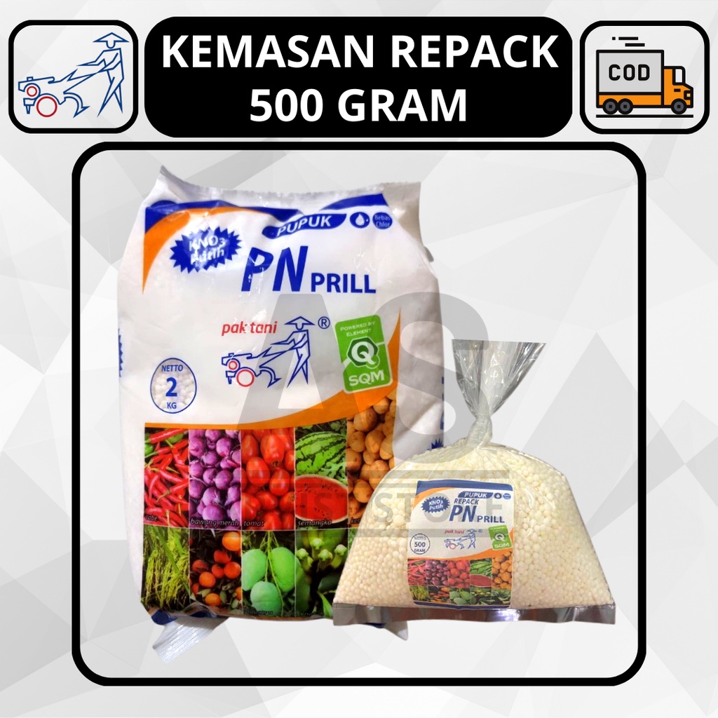 Jual Pupuk KNO 3 PUTIH PN PRILL 13-0-45 Pak Tani Repack 500 Gram Kno3 ...