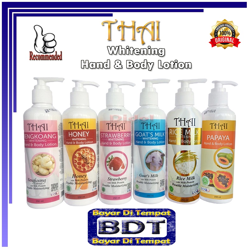 Jual Thai Whitening Hand & Body Lotion BPOM Original Hand Body Pemutih ...